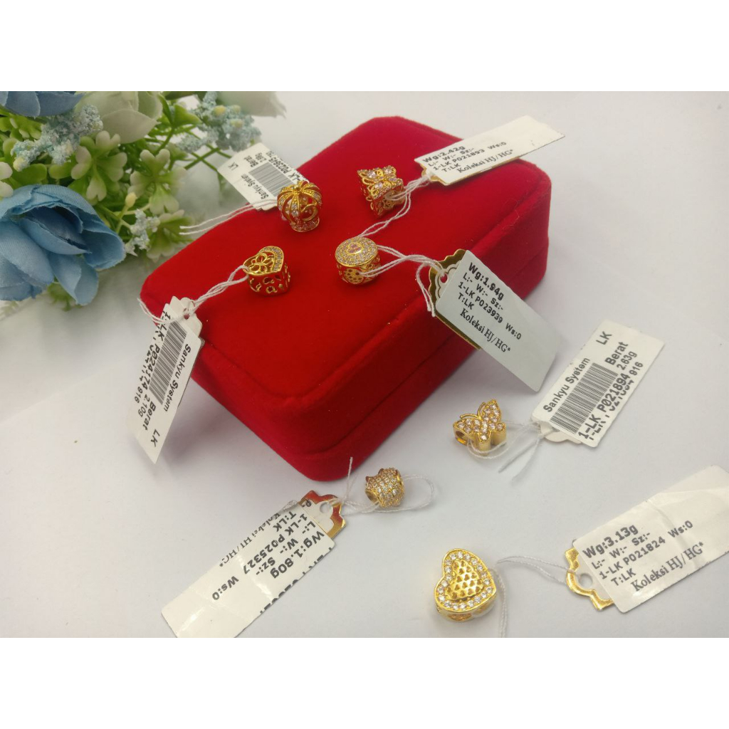 (Ready Stock) Loket Preloved Emas 999/916/835/750/585/375 (Batu/Enamel) | Shopee Malaysia