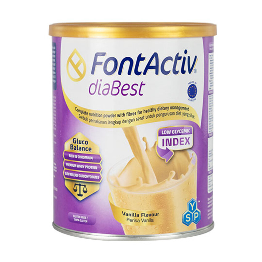 FontActiv Diabest Vanilla Flavour 400g/800g | Shopee Malaysia