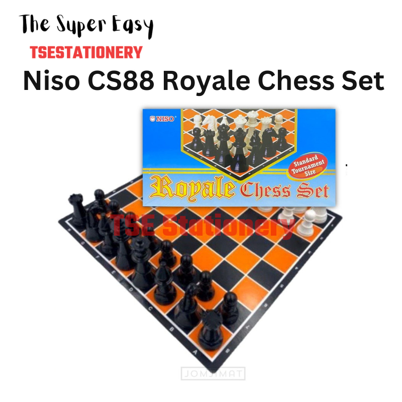 Niso CS88 Royal Chess Set Royale Chess Tournament Cs 88 | Shopee Malaysia