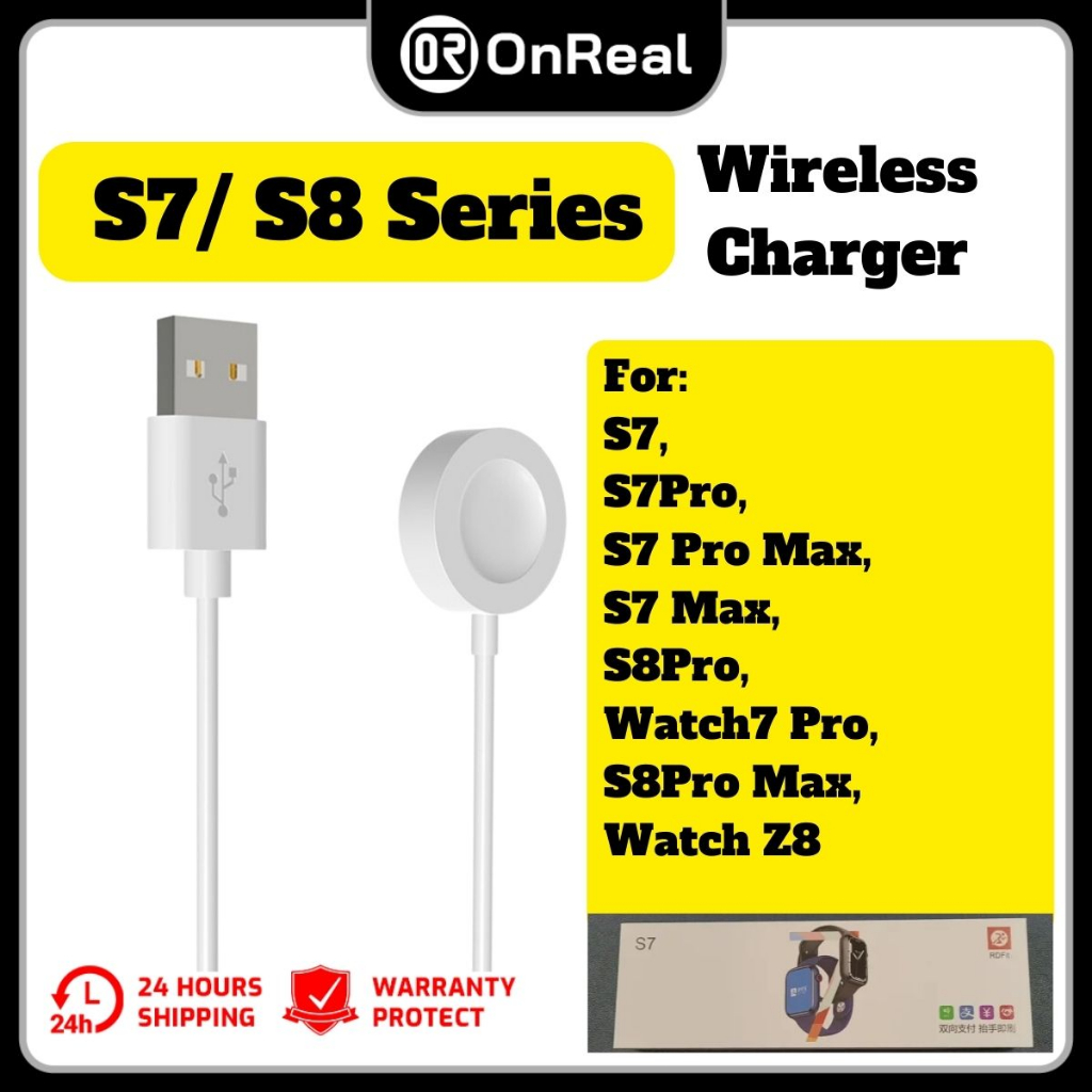 OnReal S7/S8 Series S7/S7pro Smart Watch Wireless Charger Chager ...