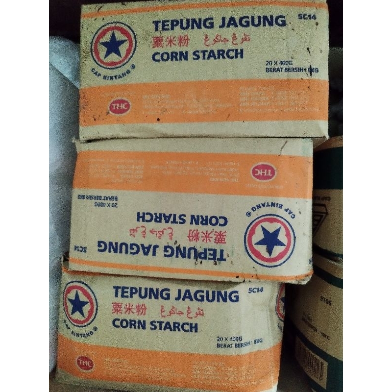 Tepung Jagung Cap Bintang / Corn Starch 400g (Carton) | Shopee Malaysia