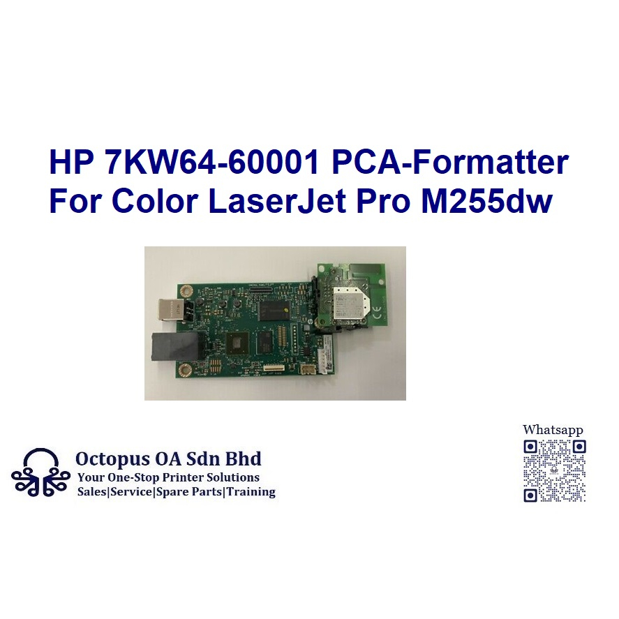 HP 7KW64-60001 PCA-Formatter For Color LaserJet Pro M255dw | Shopee ...