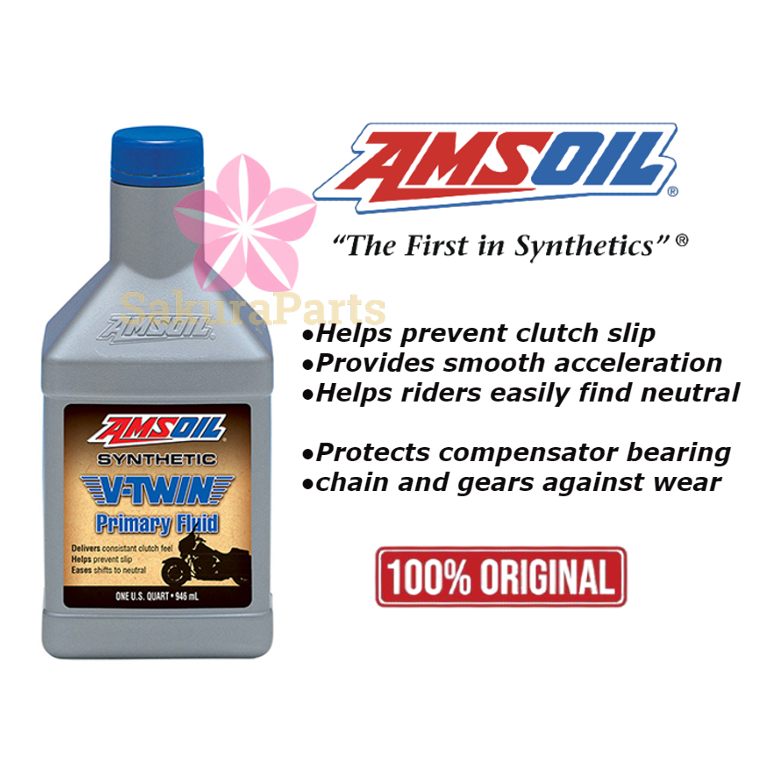 (MADE IN USA) AMSOIL SYNTHETIC V-TWIN PRIMARY FLUID 946ml | Shopee Malaysia