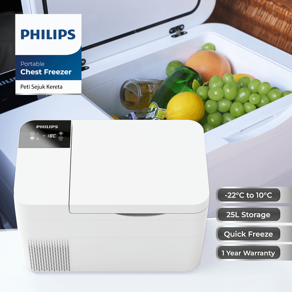 Philips Car Thermal Box - Portable Car Fridge | Shopee Malaysia