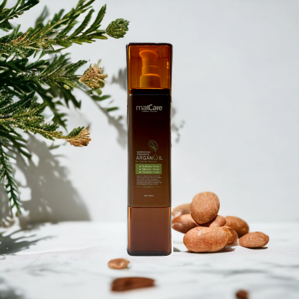MAXCARE MOROCCAN ORGANICS ARGAN OIL REVITAILIZING SHAMPOO 260ml ...