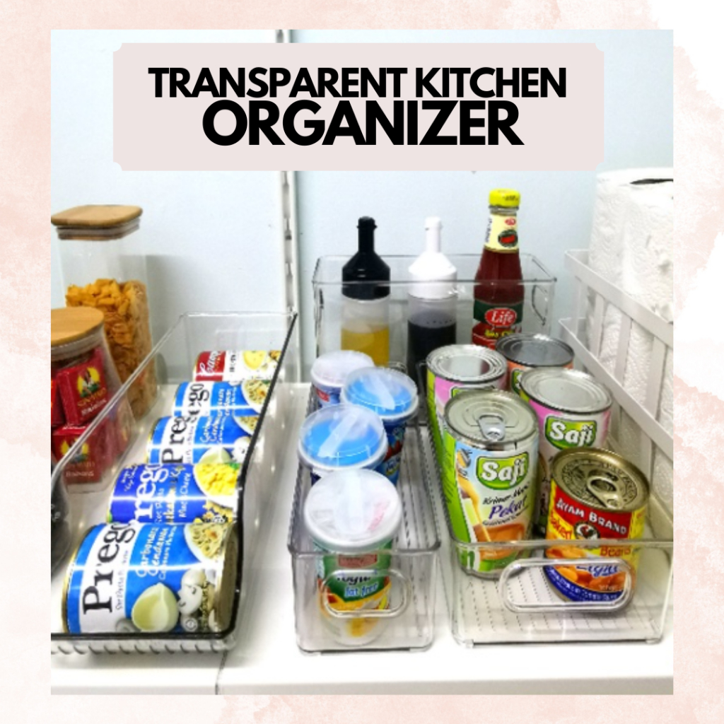 Refrigerator Organizer Transparent Fridge Food Storage Box Freezer Tray ...