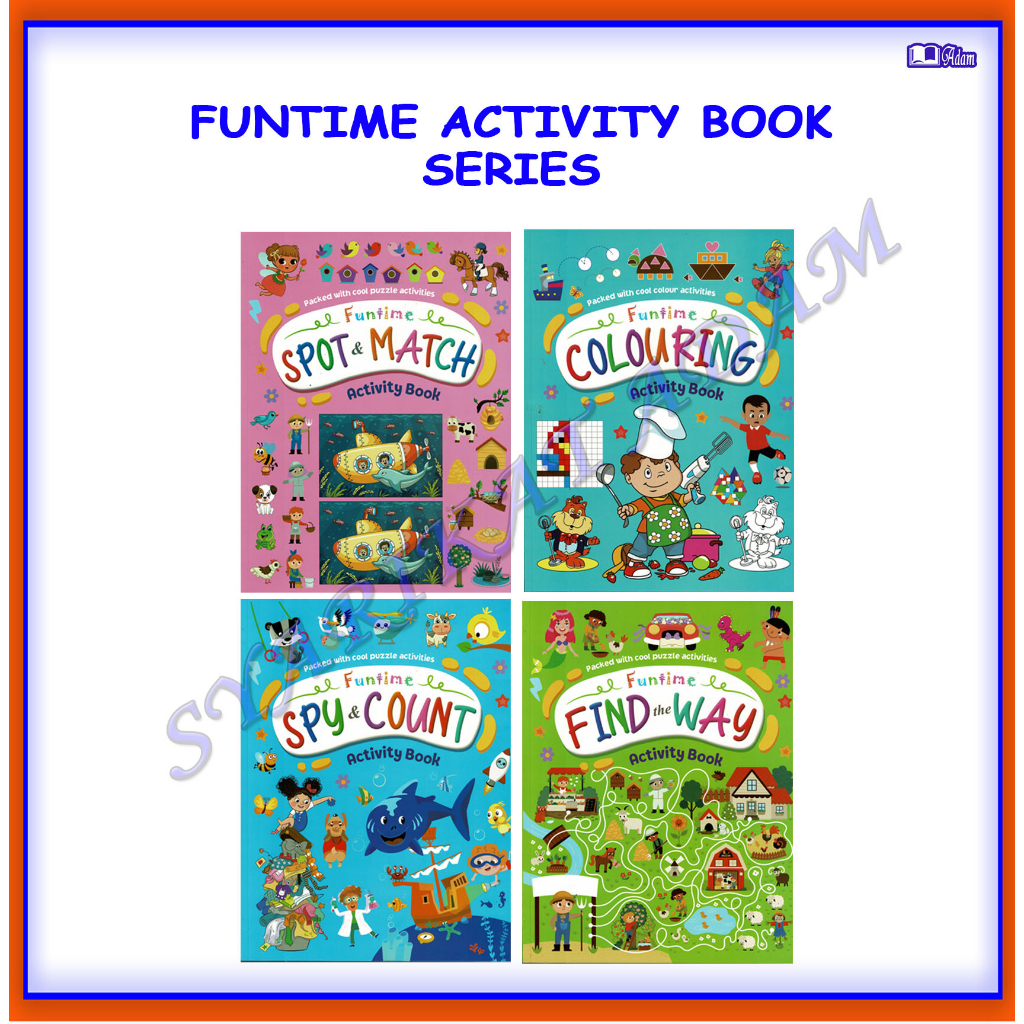 [ADM] FUNTIME ACTIVITY BOOK SERIES-MIND TO MIND | Shopee Malaysia