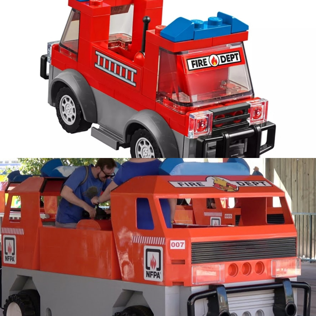 Lego 40393 LEGOLAND® Fire Academy Fire Truck Only Lego City Fire Truck ...