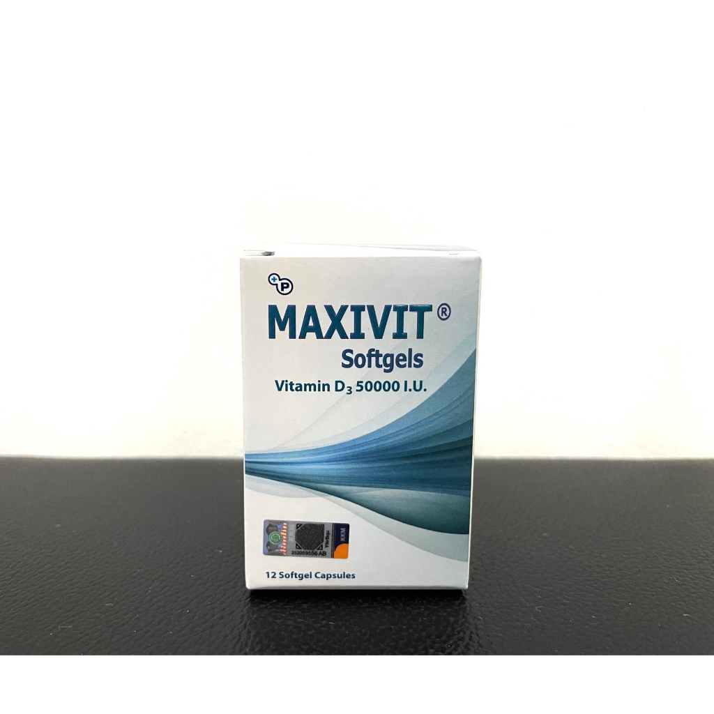 MAXIVIT VITAMIN D3 50000 I.U SOFTGELS - 12 CAPSULES | Shopee Malaysia