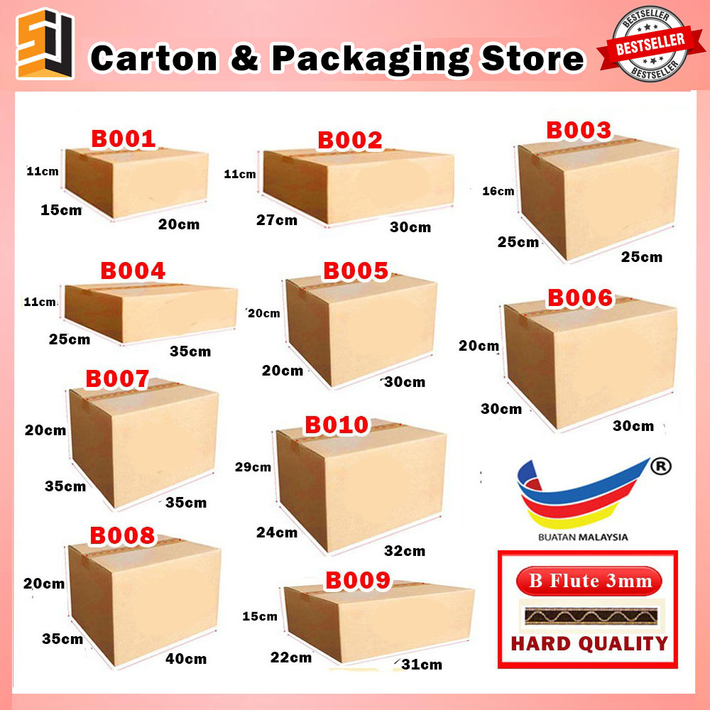【Packaging Box】【Kotak】 Carton Box Packing Box Paper Boxes Hidden Box ...