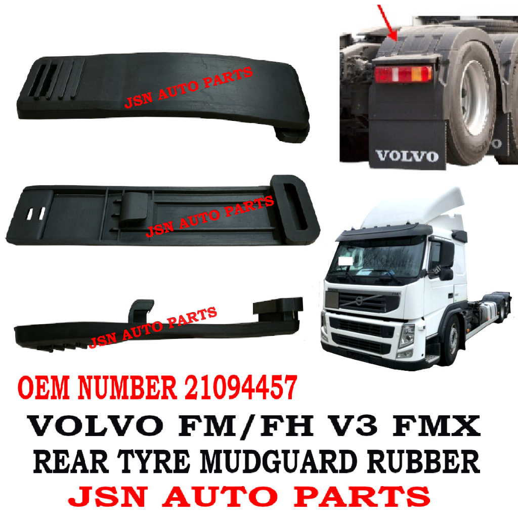 J130S14 TYRE MUDGUARD RUBBER BELT VOLVO FM/FM V3 VERSON 3 FMX 21094457 ...