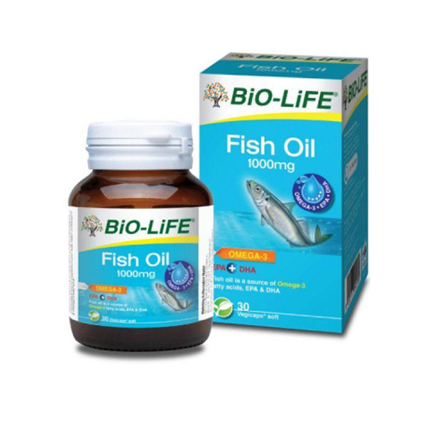 Bio-Life Omega-3 Fish Oil SoftGel Caps 1000mg x 30's | Shopee Malaysia