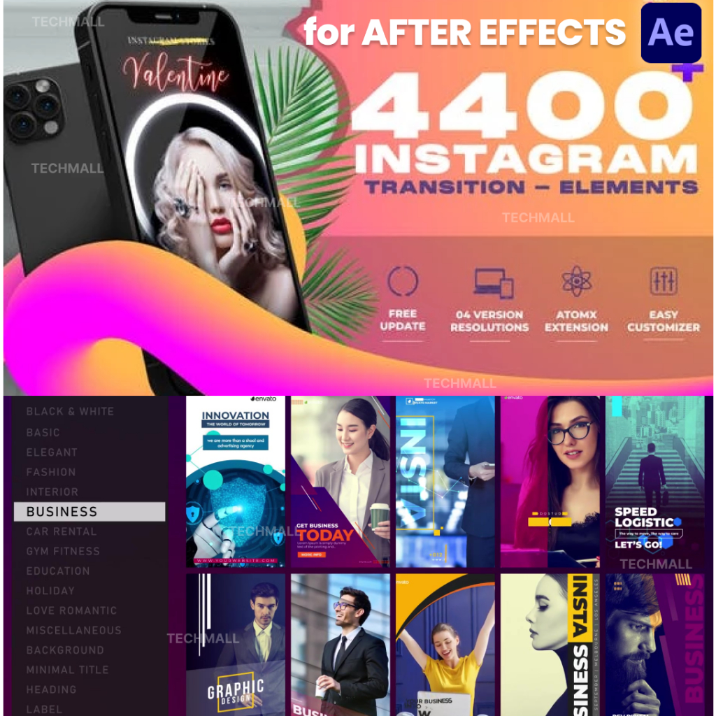 4500+ InstaPro: Instagram Stories Content Maker Kit for After Effects ...