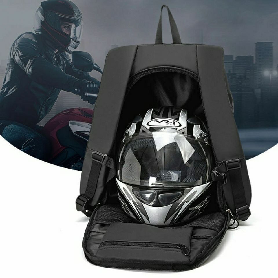 Knight Backpack Men's Motorcycle Helmet Bag Full Face Helmet Motorcycle ...