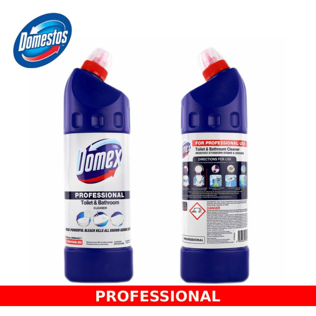Domex Professional Toilet & Bathroom Cleaner 900ML (113747) | Shopee ...