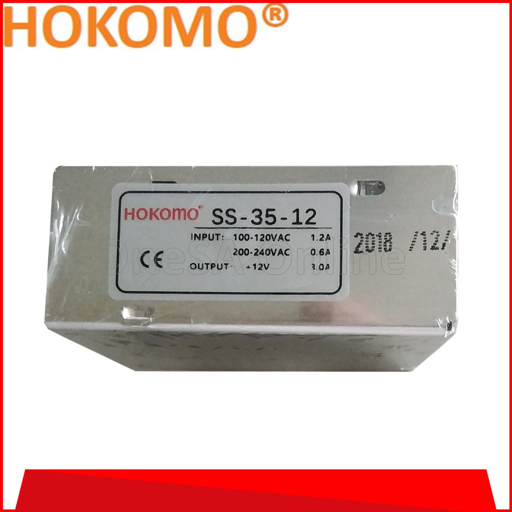 HOKOMO SWITCHING POWER SUPPLY,DC5,12,24V 7A,3A,1.5A (SS-35) | Shopee Malaysia