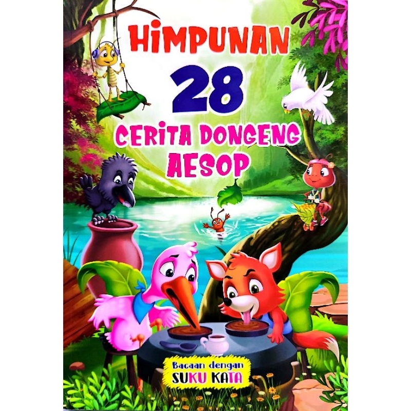 BUKU CERITA - HIMPUNAN 28 CERITA DONGENG AESOP ( SUKU KATA ) MIND TO ...
