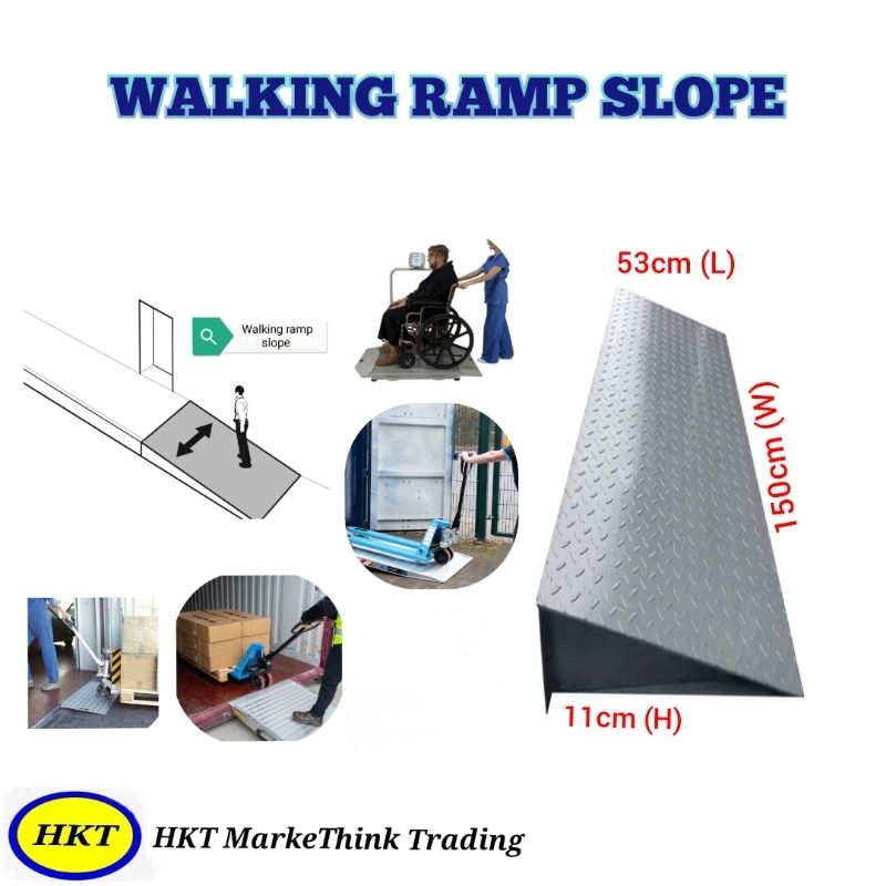 Walking Ramp SLOPE for Platform Floor Scale, Wheelchair Ramp HKT51055 ...
