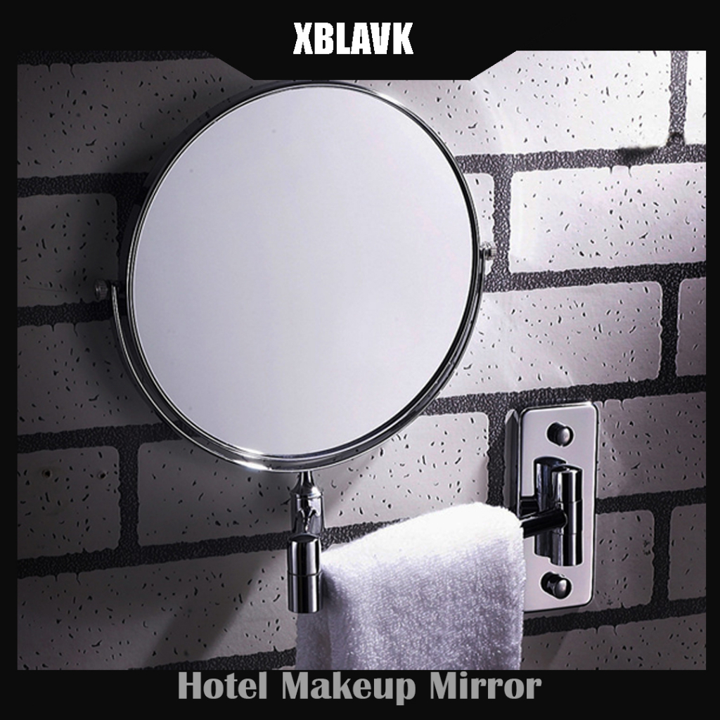 XBLAVK Bathroom 8" [ 3x ] Makeup Mirror Folding Hotel Bathroom Rotating ...