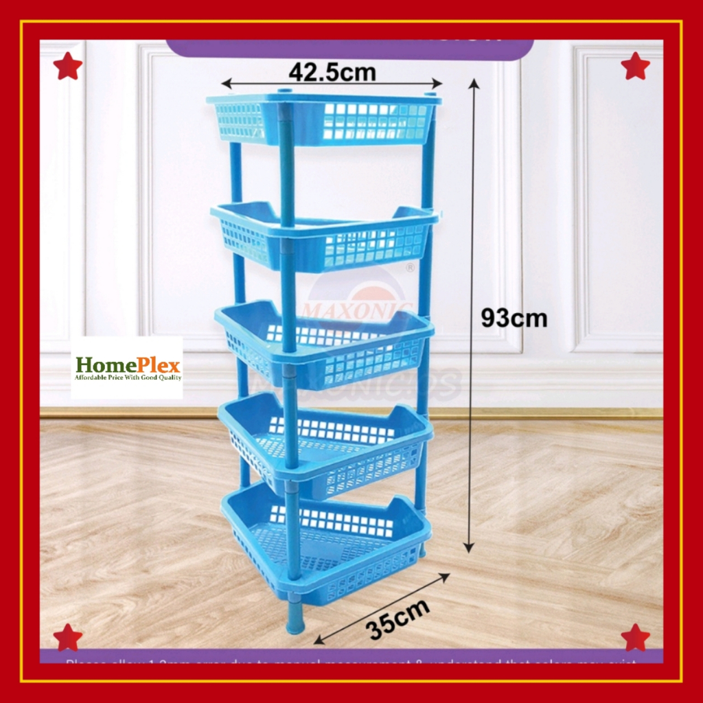 MAXONIC 5 TIER TRIANGLE MULTIPURPOSE RACK | KITCHEN RACK | BATHROOM ...