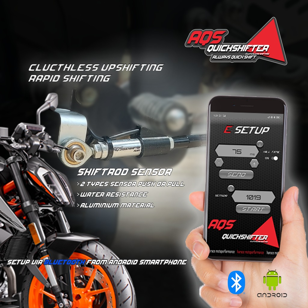 AQS Quickshifter 5.9 (SINGLE PISTON) R15 KTM RC DUKE MT15 VF3i GSXR150 ...