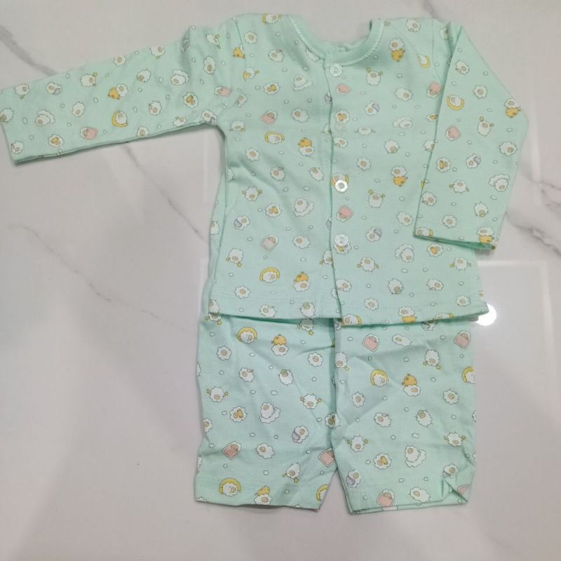 100% cotton Pureen baby set(long sleeve & long pants) | Shopee Malaysia
