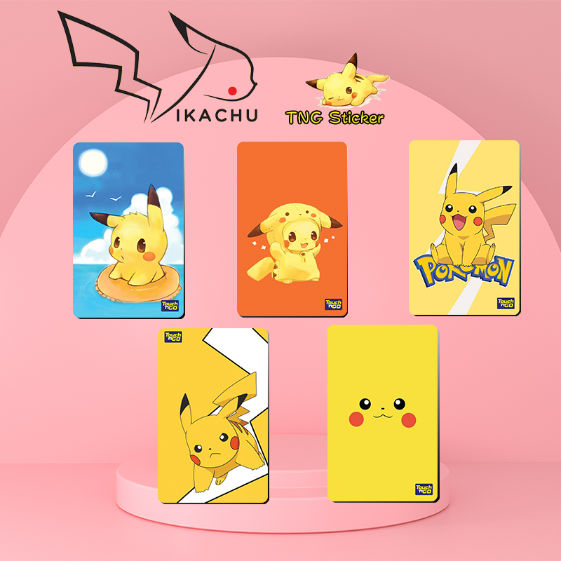 POKEMON PIKACHU - Tng Touch N Go/Bank Card Sticker Cover (Buy4Free1 ...