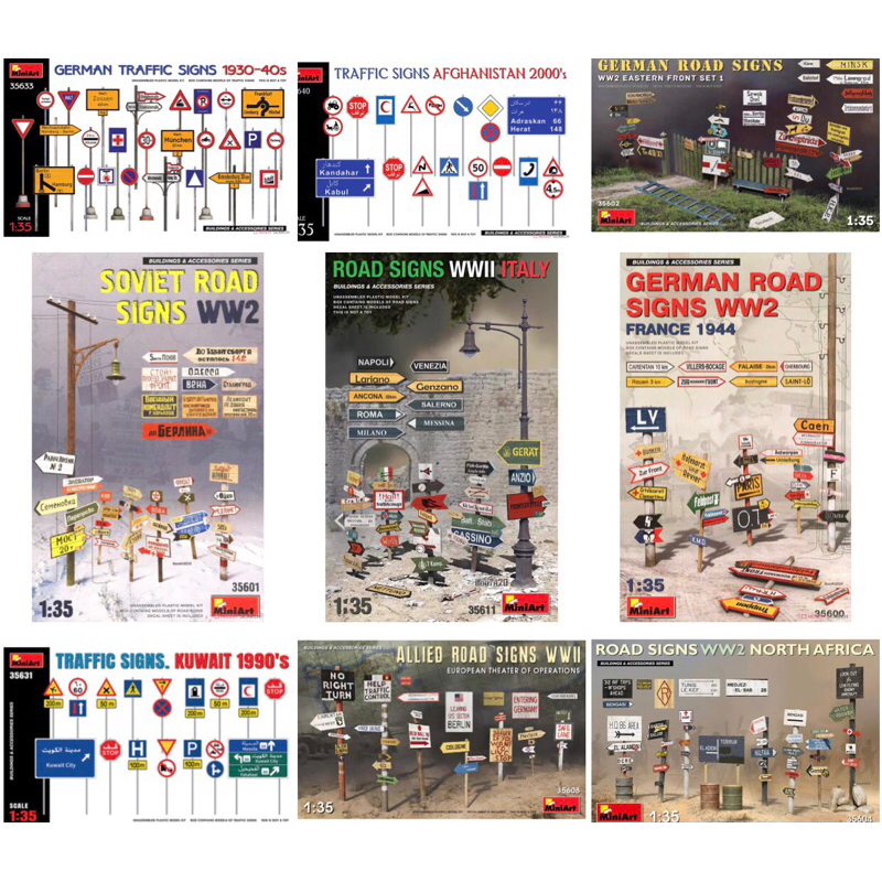 Road Signs 1/35 MiniArt | Shopee Malaysia
