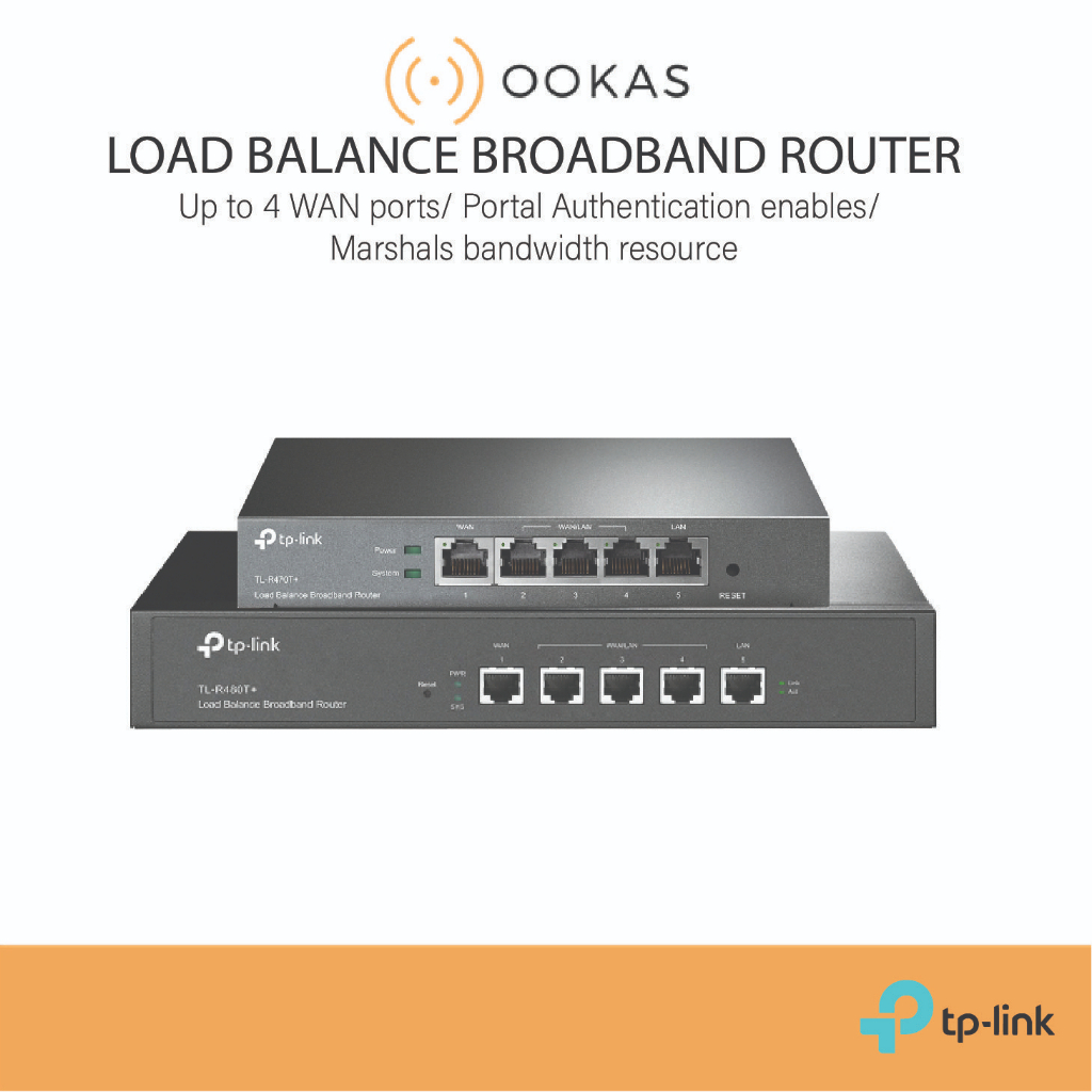 TP-LINK 5-Port Standard Multi-WAN (Up to 4 WAN ports) Load Balance ...