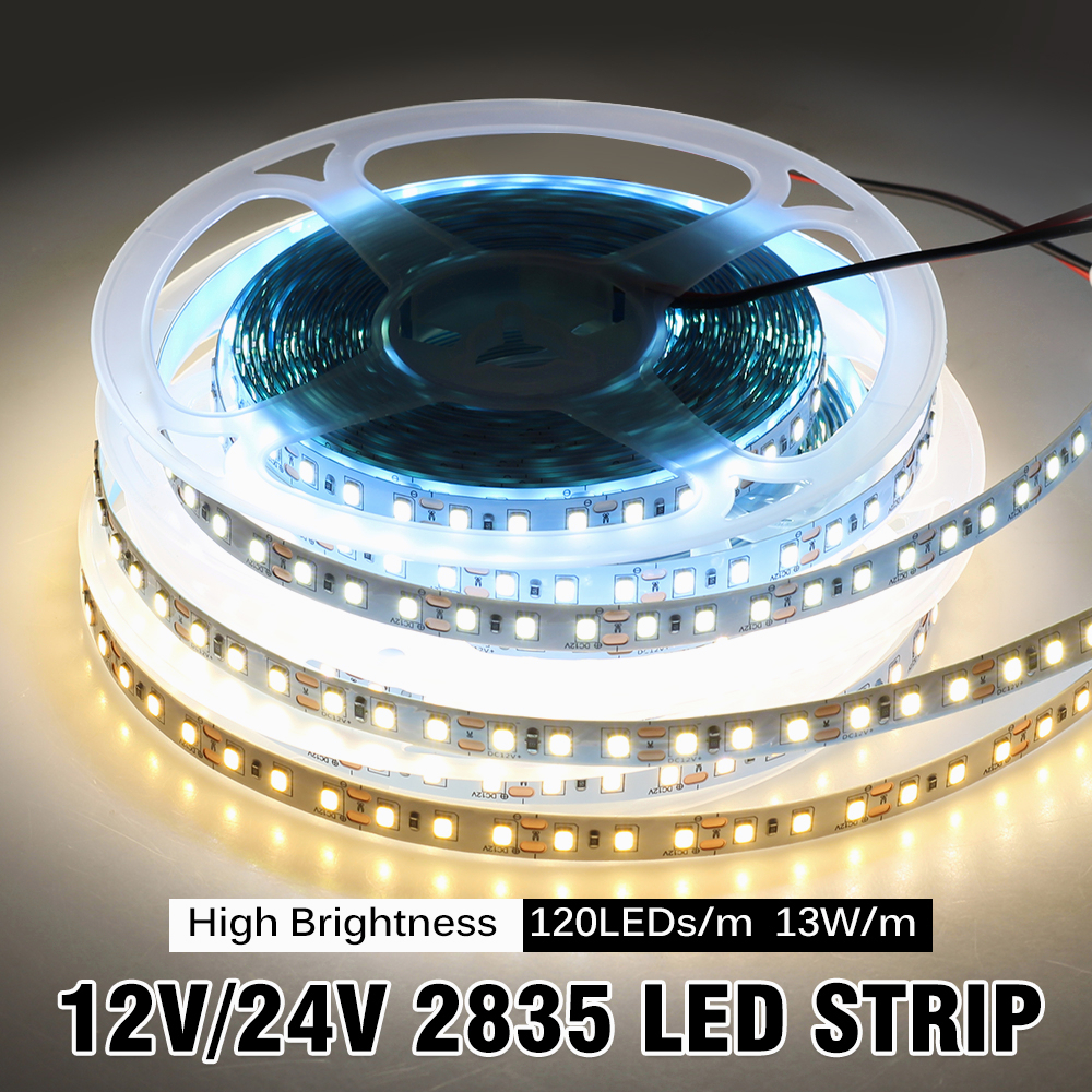 High Brightness LED Strip light 10M 20M 2835 120led/m DC 24V 3000K ...