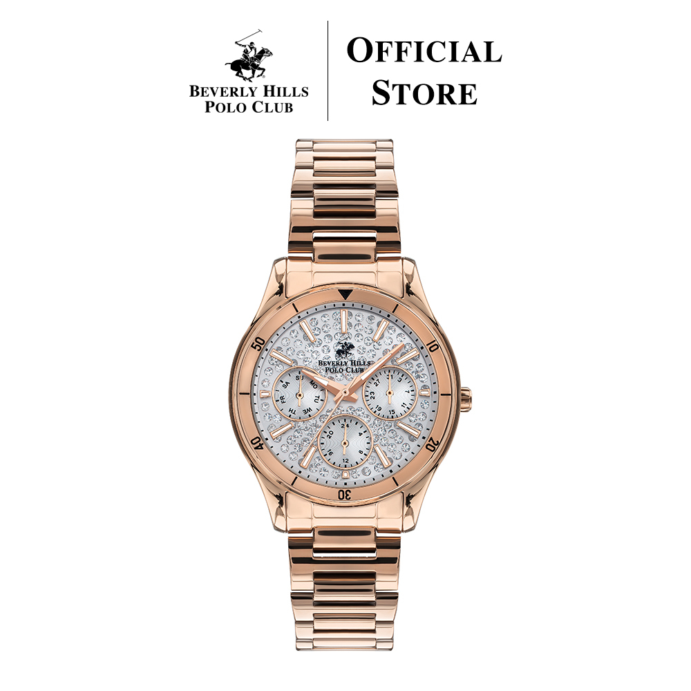 Beverly Hills Polo Club BHPC Ladies' Stainless Steel Quartz Watch ...