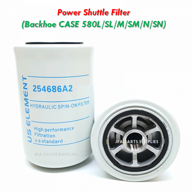 Backhoe CASE 580L/SL/M/SM/N /SN Power Shuttle Filter (254686A2/84475948 ...
