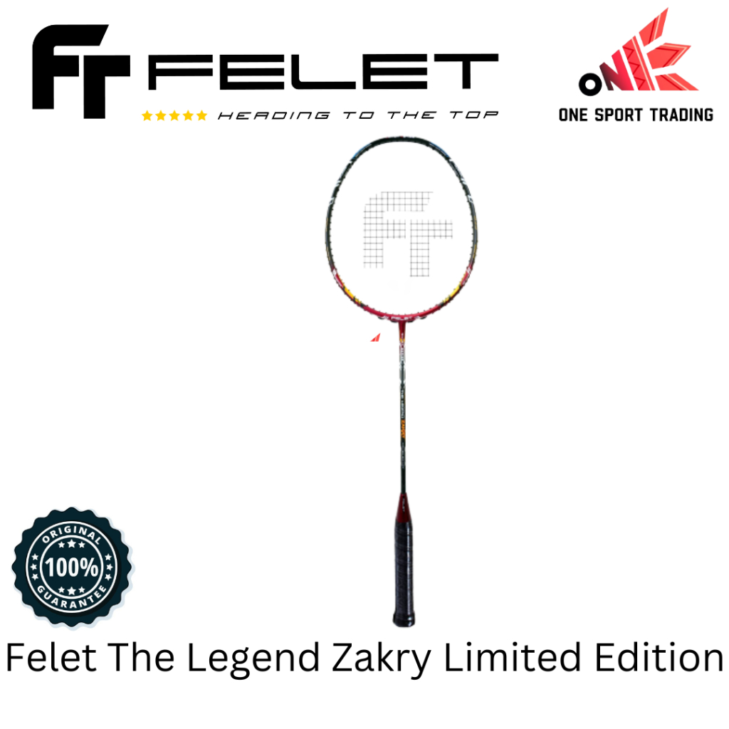 (Ready Stock) Felet Badminton Racket THE LEGENDARY ZAKRY LIMITED ...