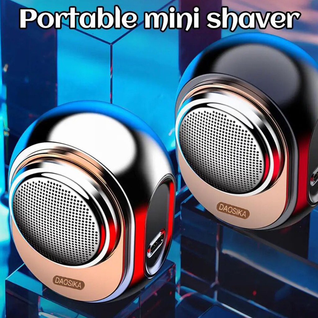 New Mini-Shave Portable Electric Shaver USB Rechargeable Face Wet Dry ...
