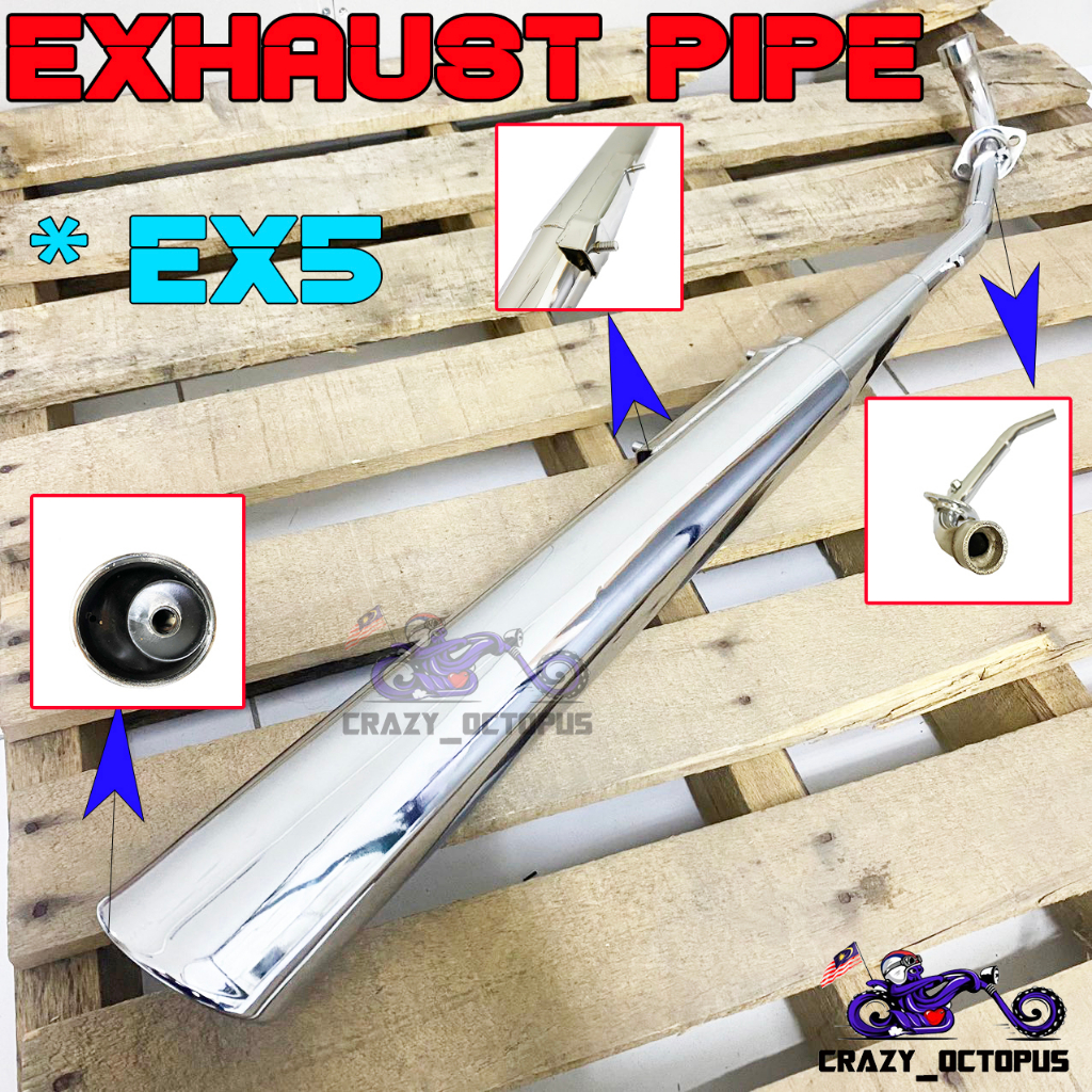 Exhaust Standard Muffler HONDA EX5 / EX5 DREAM OEM STD With/Without ...