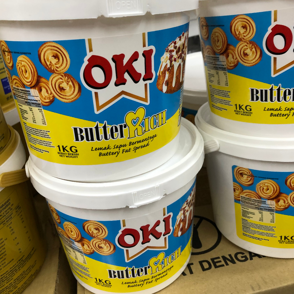 OKI MOI Butter Rich Margarine / MOI Marjerin Kaya Mentega / 牛油 1KG ...