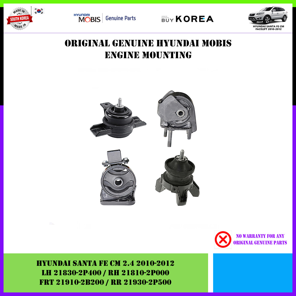 Hyundai Santa Fe CM 2.4 Genuine Ori Side Engine Mounting (LH 21830 ...