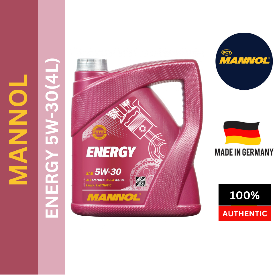 (MADE IN GERMANY) ORIGINAL MANNOL ENERGY 7511 4L 5W30 FULLY SYNTHETIC ...