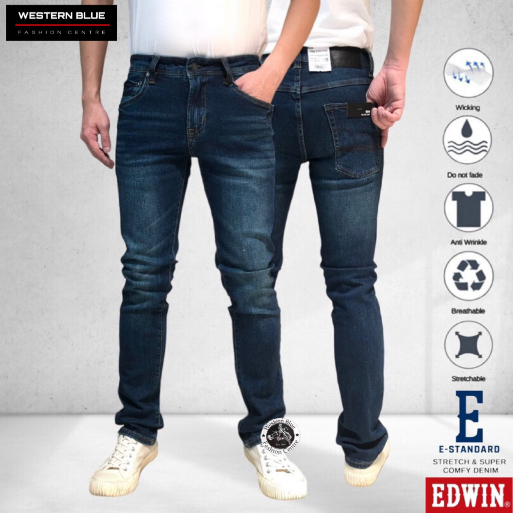 🔥BLACK LABEL🔥 EDWIN® E-Standard® MEN’S 506 SLIM FIT JEANS ( 7506 2700 ...
