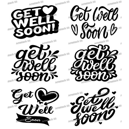 [READY STOCK] Get Well Soon Sticker for 10inch Aqua Bobo Balloon ...