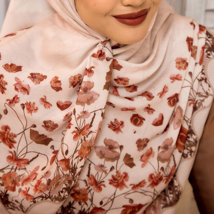 PS-HABEEBA MATTE SATIN | PIN & STYLE COLLECTION | Shopee Malaysia