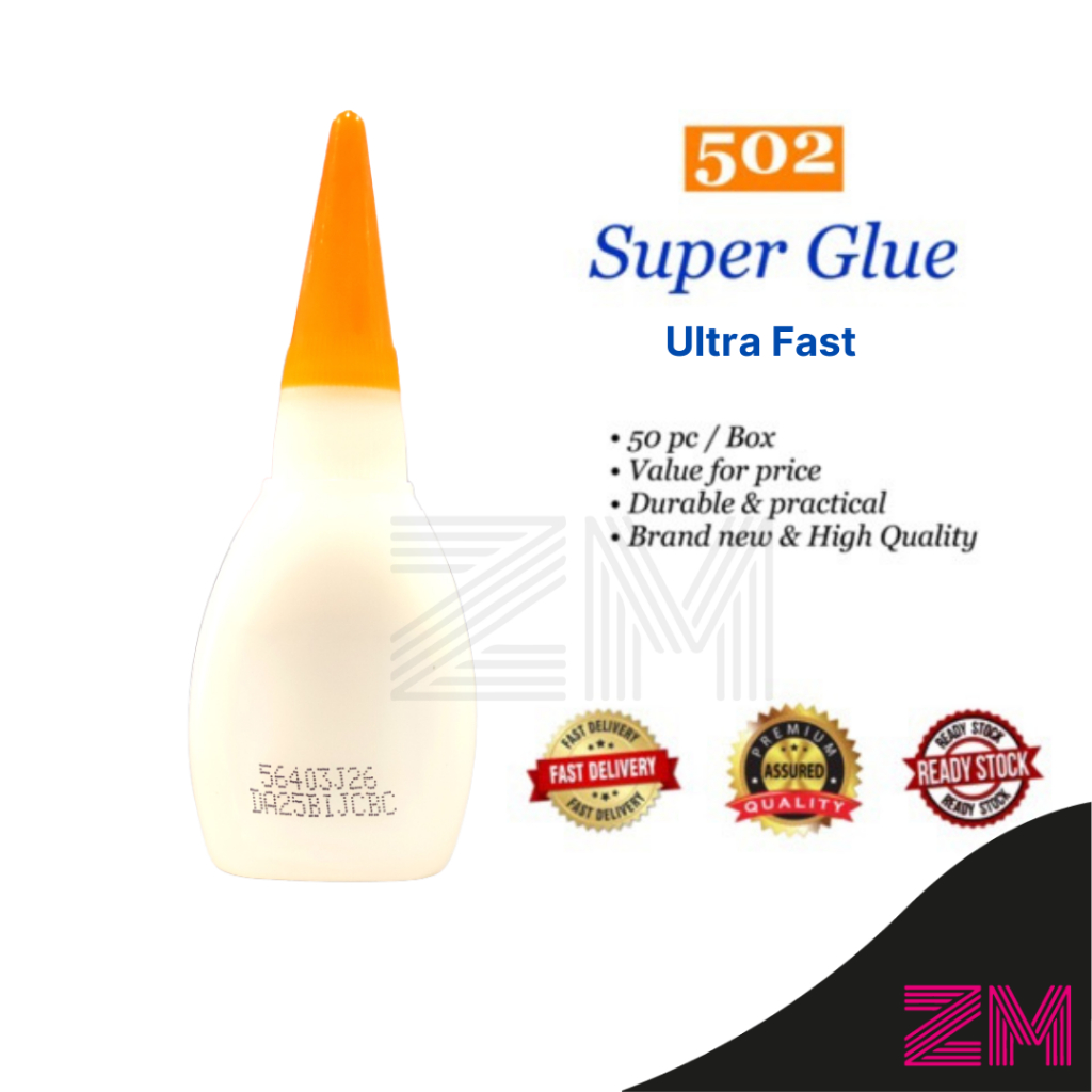 502 Super Glue 20g 3sec Fast Dry Heavy Duty Super Glue | Shopee Malaysia