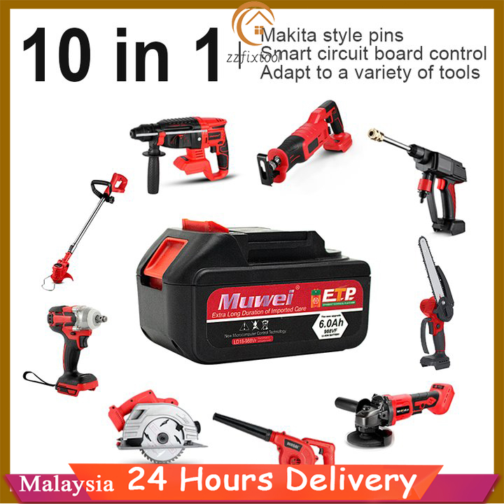 🔧COD 🔧 6.0AH ten-saving core universally Battery Makita Large capacity ...