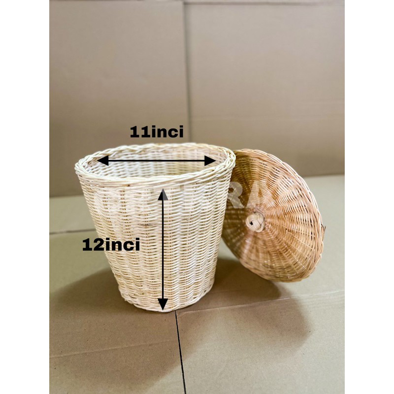 Bakul Sampah Rotan / Bakul Sampah | Shopee Malaysia