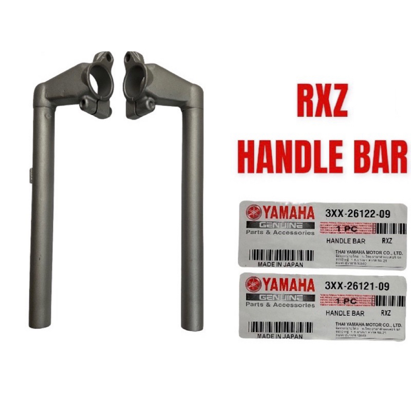 YAMAHA RXZ HANDLE BAR ASSY 1 SET KIRI KANAN HANDLE BAR SET RXZ BATANG ...