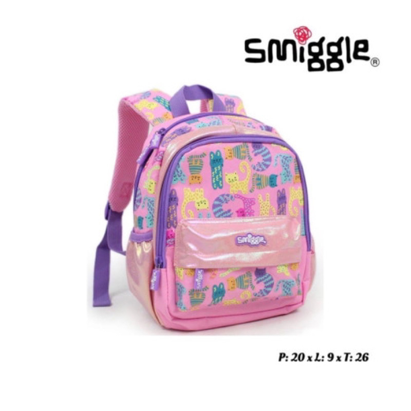 Original Smiggle Topsy Teeny Tiny Backpack - Cat Print Bags for Kids ...