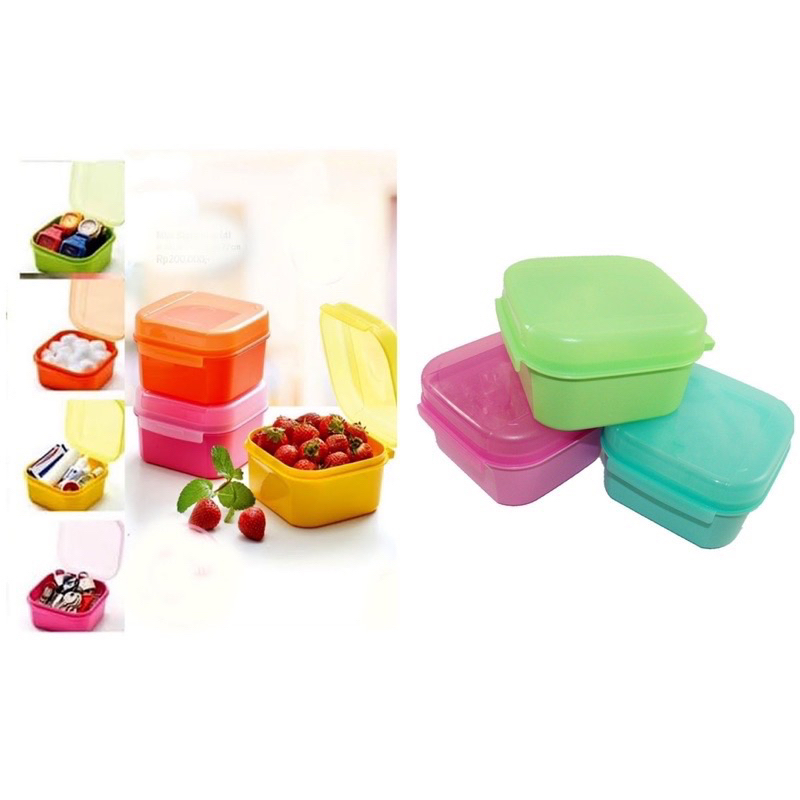 Tupperware Mini Treats Keeper 450ml - 1pc orange color | Shopee Malaysia