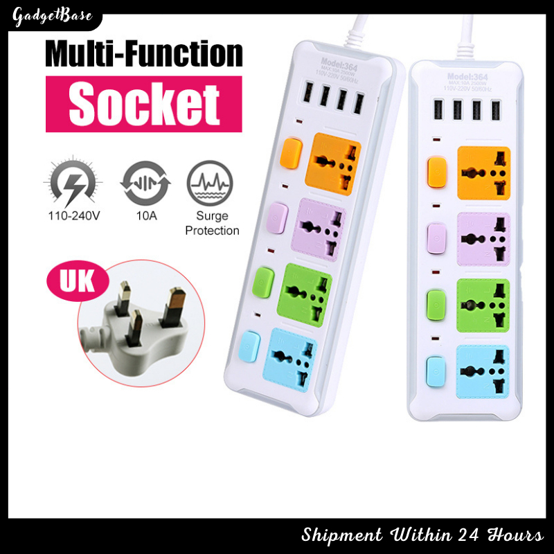 Socket for Home Use Copper Cord Plug Socket Strip Extension Plug 5M ...