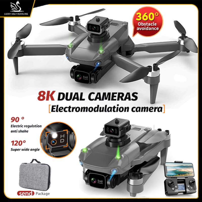 KF998 Drone 8K HD Dual Kamera Drone Dengan Gps 360° Omnidirectional ...