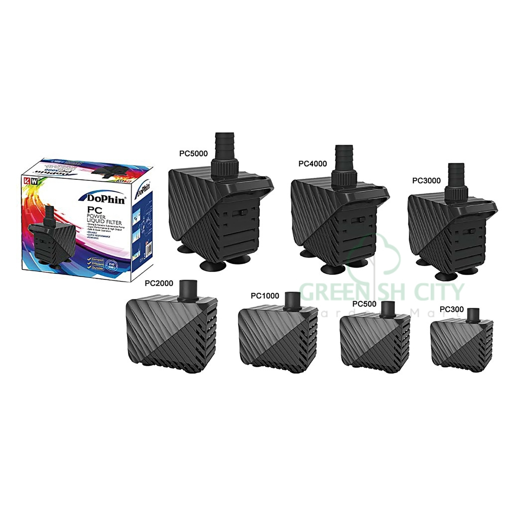 GNC Dophin Pump Akuarium P150 P200 P350 Fountain Submersible Pump Water Feature Aquarium Water ...